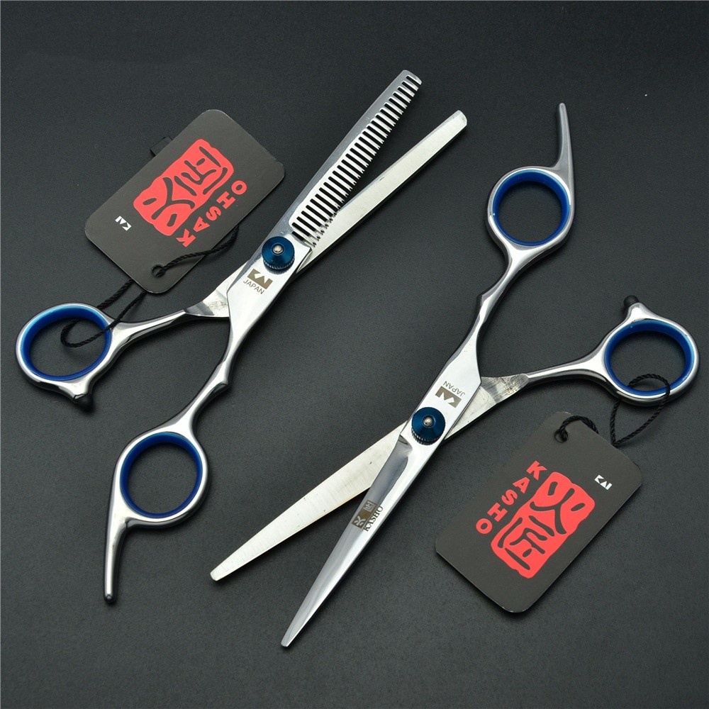 Ready Stock Quick Shipment#6-Inch Firesmith Scissors Blue Hairdressing ...