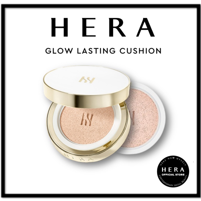 [HERA] Glow Lasting Cushion 50+ / PA+++ 15g + Refill 15g | Shopee Singapore