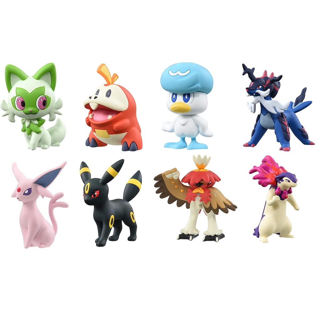 Takara Tomy Pokemon Moncolle Nyaoha / Hogeta / Kuwassu / Espeon ...
