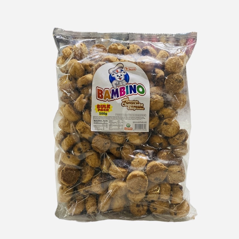 Bambino Mini Chocolate Chip Cookies 500g | Shopee Singapore