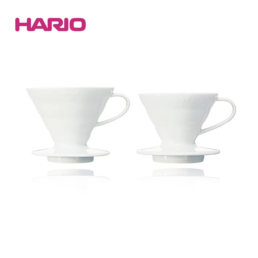 Hario V60 Ceramic Coffee Dripper (White) | Shopee Singapore