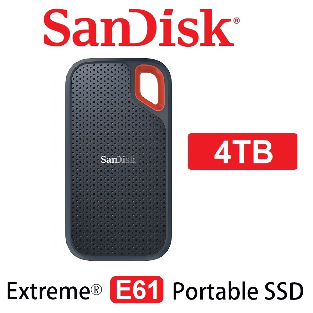 SanDisk E61 Extreme Portable SSD 500GB 1TB 2TB USB 3.2 Gen 2 Solid State Drive Storage NVME ...