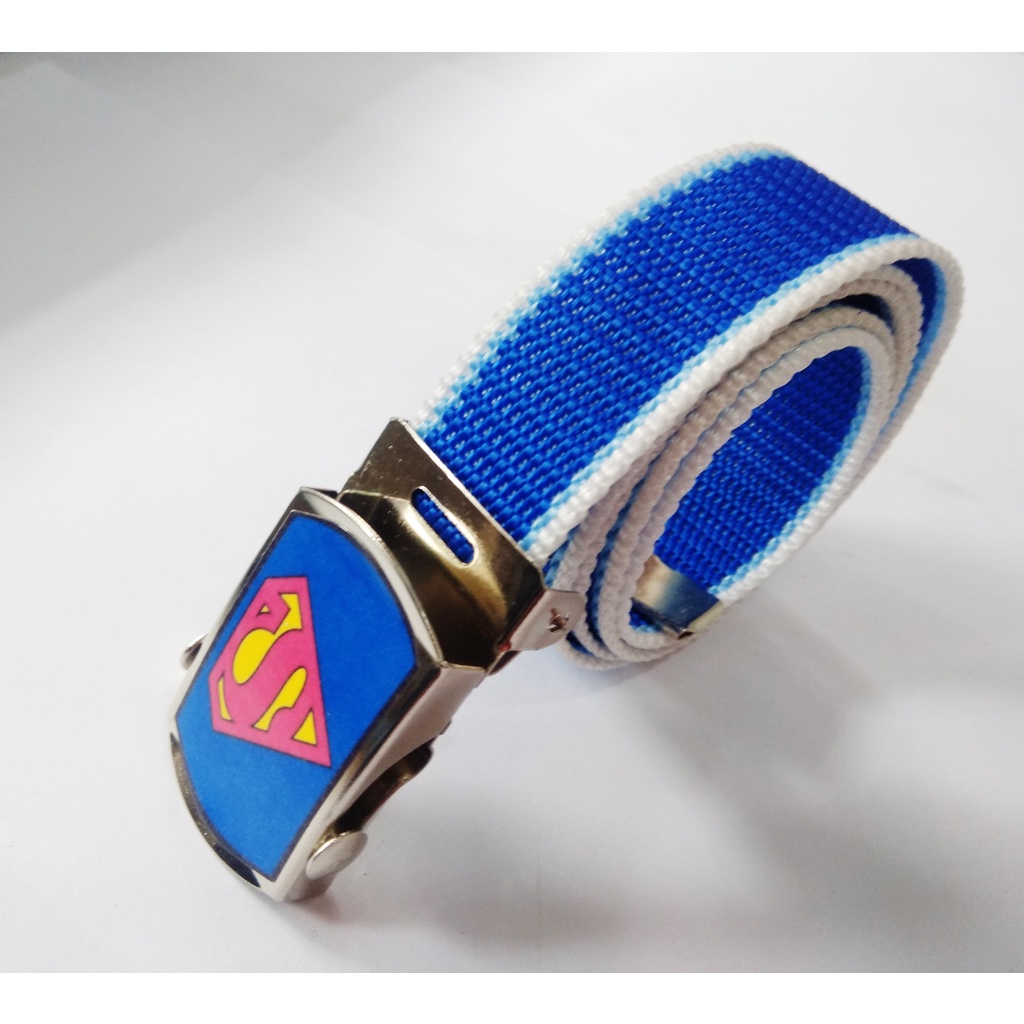Superman Boy Buckle/Superman Cartoon Color Belt/Superman Cartoon Boy ...