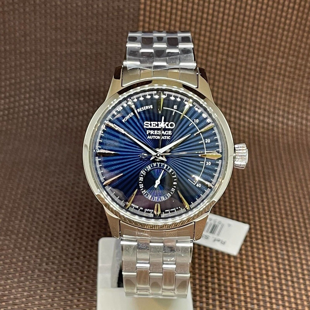 Seiko Presage SSA347J1 Basic Line Blue Automatic Stainless Steel Men ...