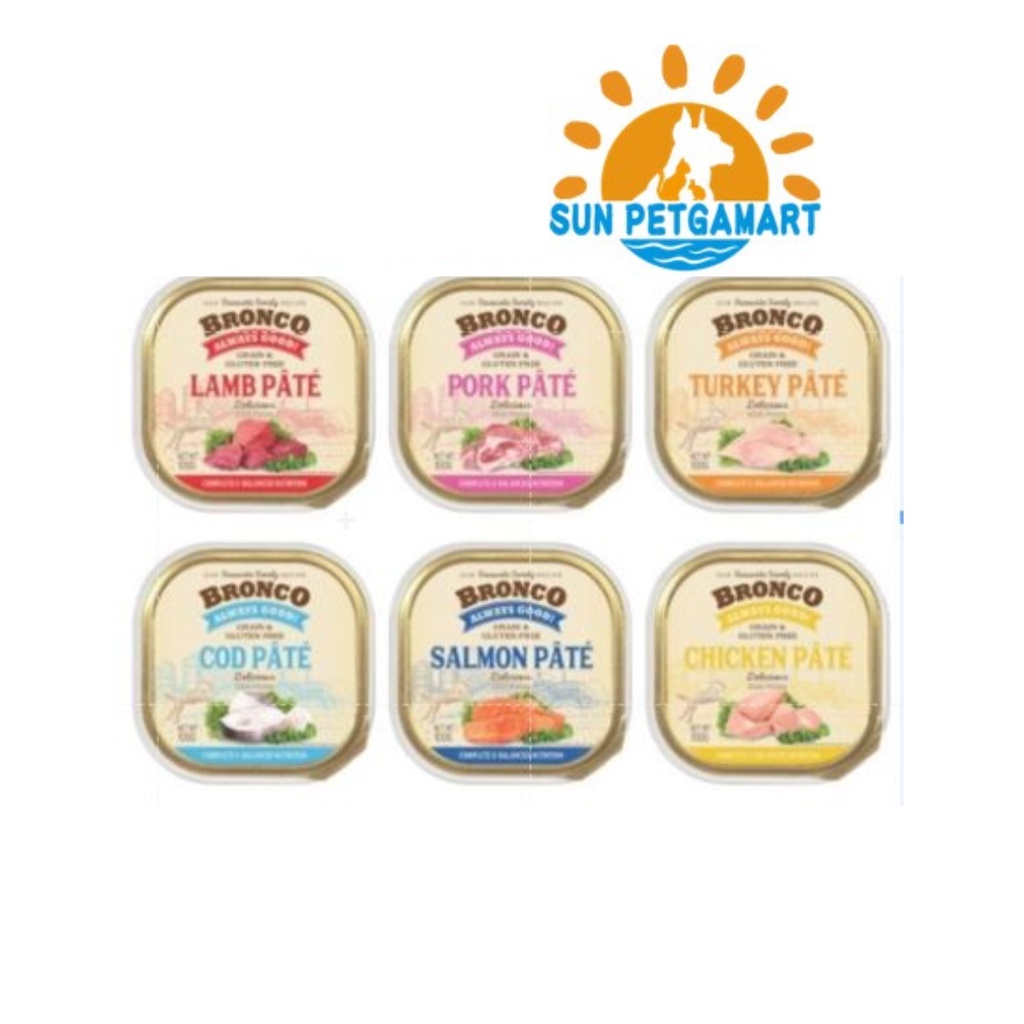 Bronco Pate Dog Wet Food | 16 trays 100g for $20.80 or 32 trays for $40 ...