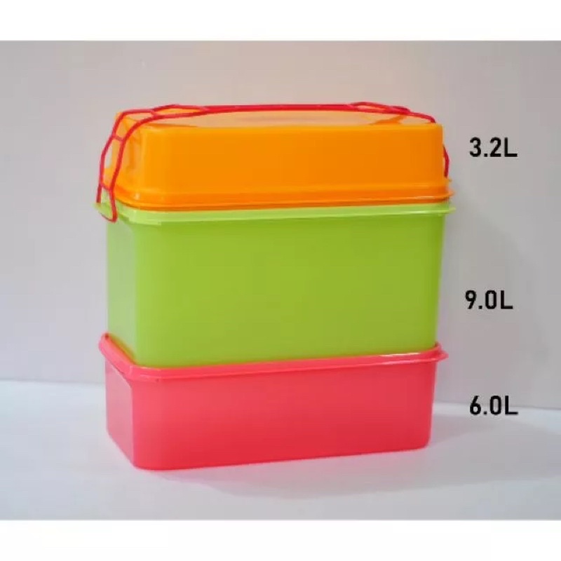 Tupperware Shallow Carry All Set / Tupperware Deep Carry All Set ...