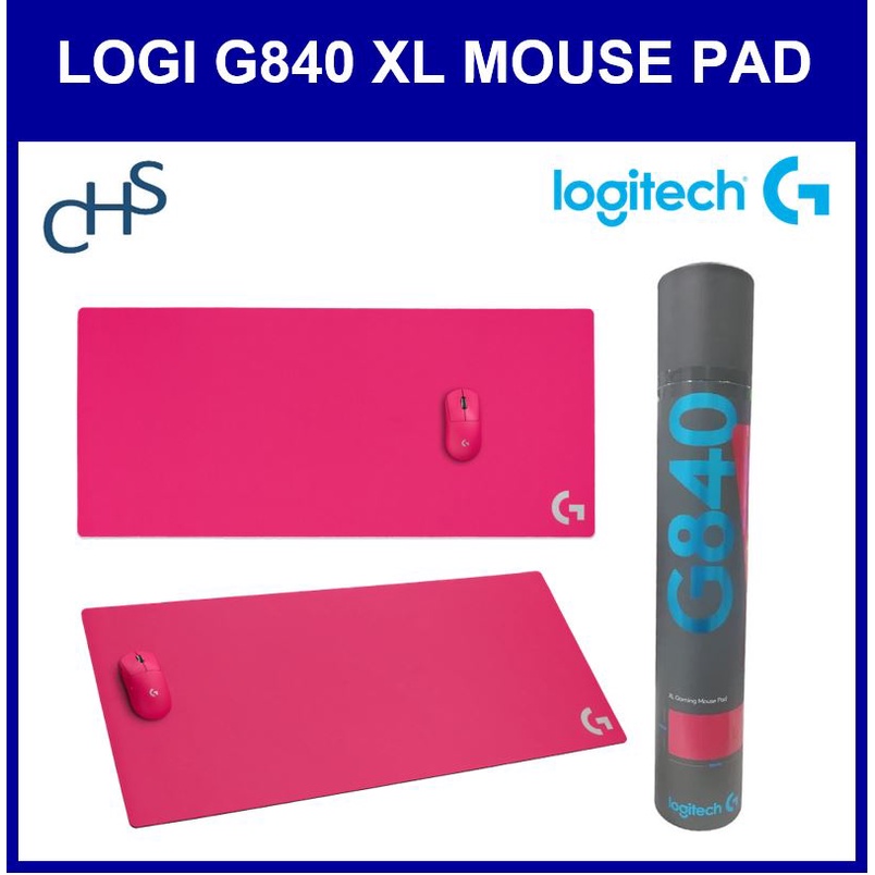 Logitech G840 XL Gaming Mouse Pad - (Magenta) 1-Year Limited Hardware ...
