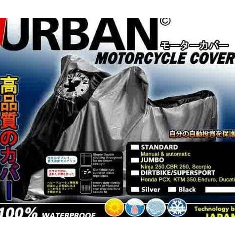 Original Urban Waterproof Motorcycle Cover (STANDARD Size) | Shopee ...