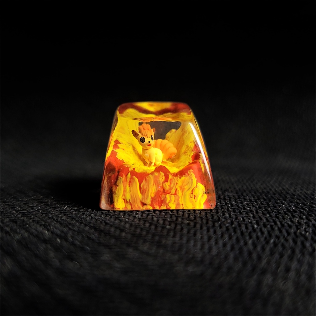 Pokemon Vulpix keycap - mechanical key buttons - odd keycap - anime ...