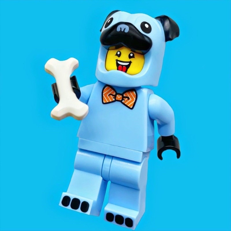 Lego BAM minifigure Blue Pug Costume Boy | Shopee Singapore