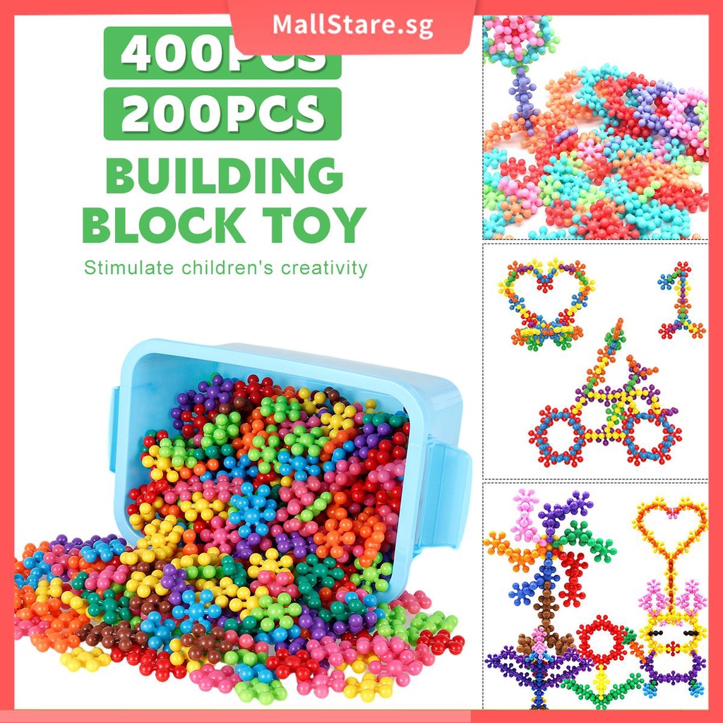 200/400Pcs Building Block Building Block Connect Toy Interactive Early ...