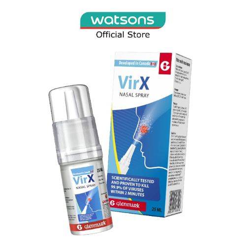 VIRX Anti-Viral Nasal Spray (Kills 99.9% Germs) 25ml | Shopee Singapore