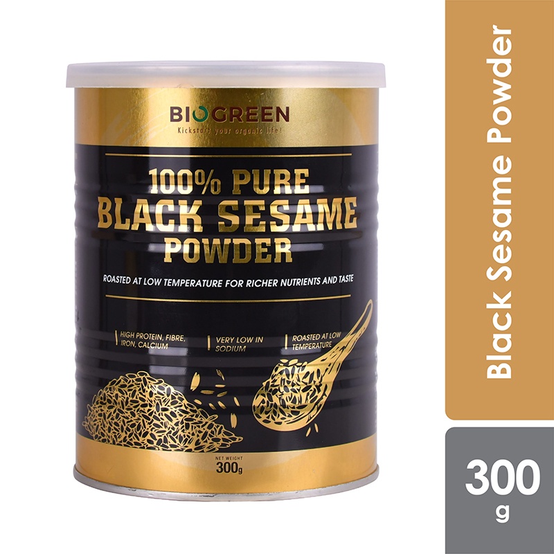 Biogreen 100% Pure Black Sesame Powder 300g | Shopee Singapore