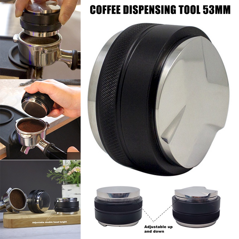 【SG Ready 】304 Coffee Distributor & Tamper 2 in 1, Dual Head Coffee ...