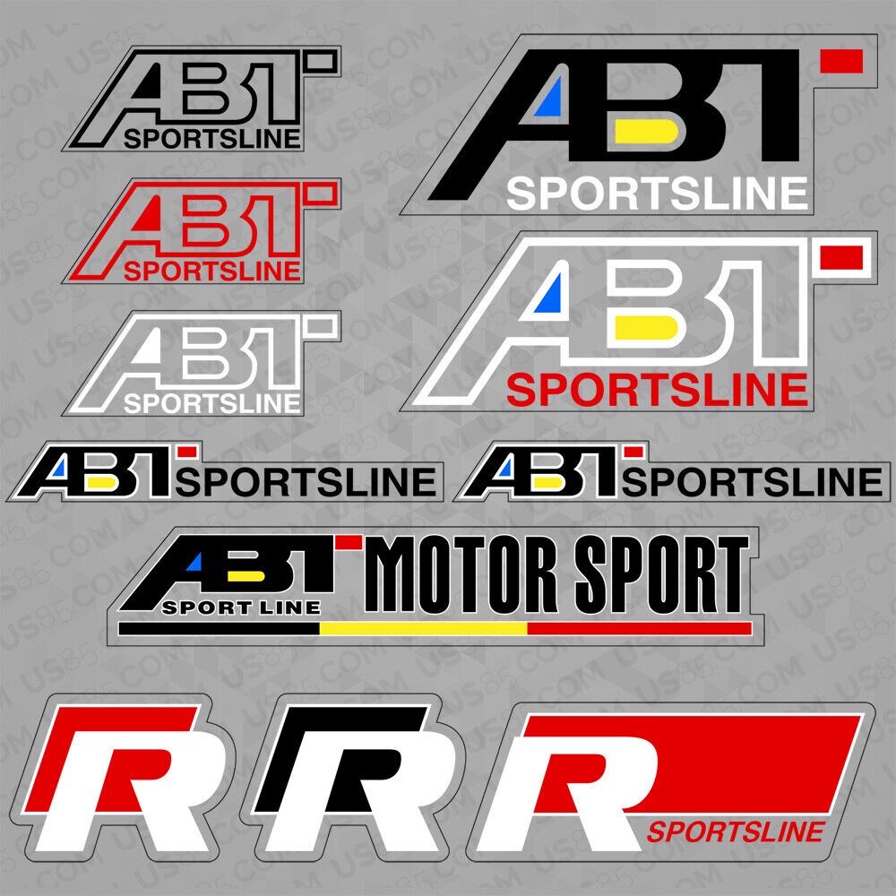 ABT Sportline Auto Tuning Racing Car Logo Sticker Vinyl Decal Stripes ...