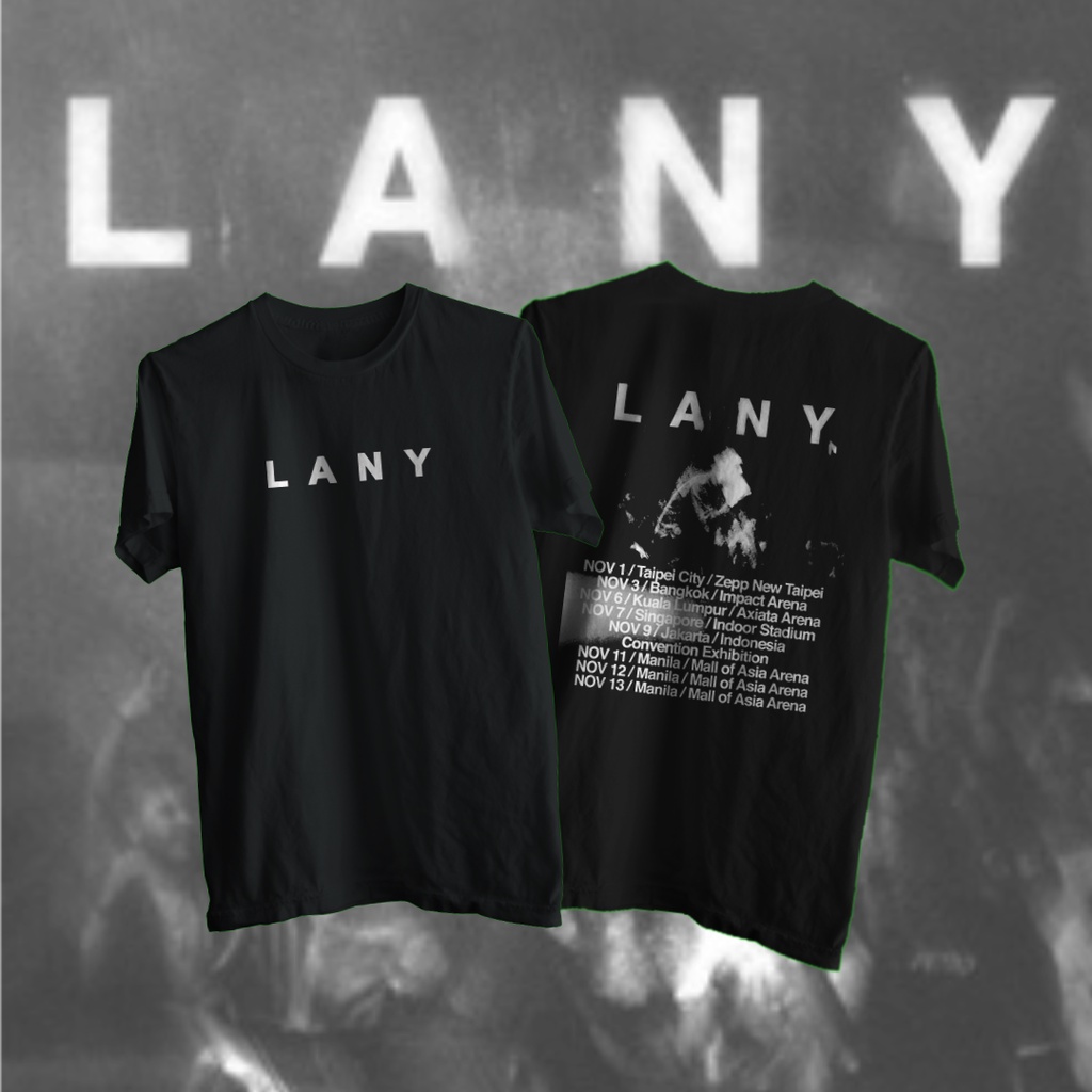 Lany Asia Tour Band T-Shirt 2022 Black Version | Shopee Singapore