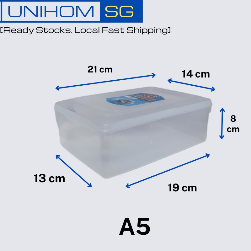 UnihomSG [ReadyStock] Bpa Free Multi Purpose Storage Foods Boxes ...