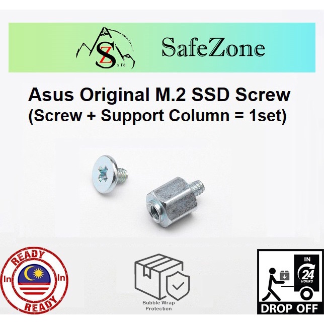PC Computer screw for M.2 SSD, NVME SSD, Network Card Screw Asus M.2 ...