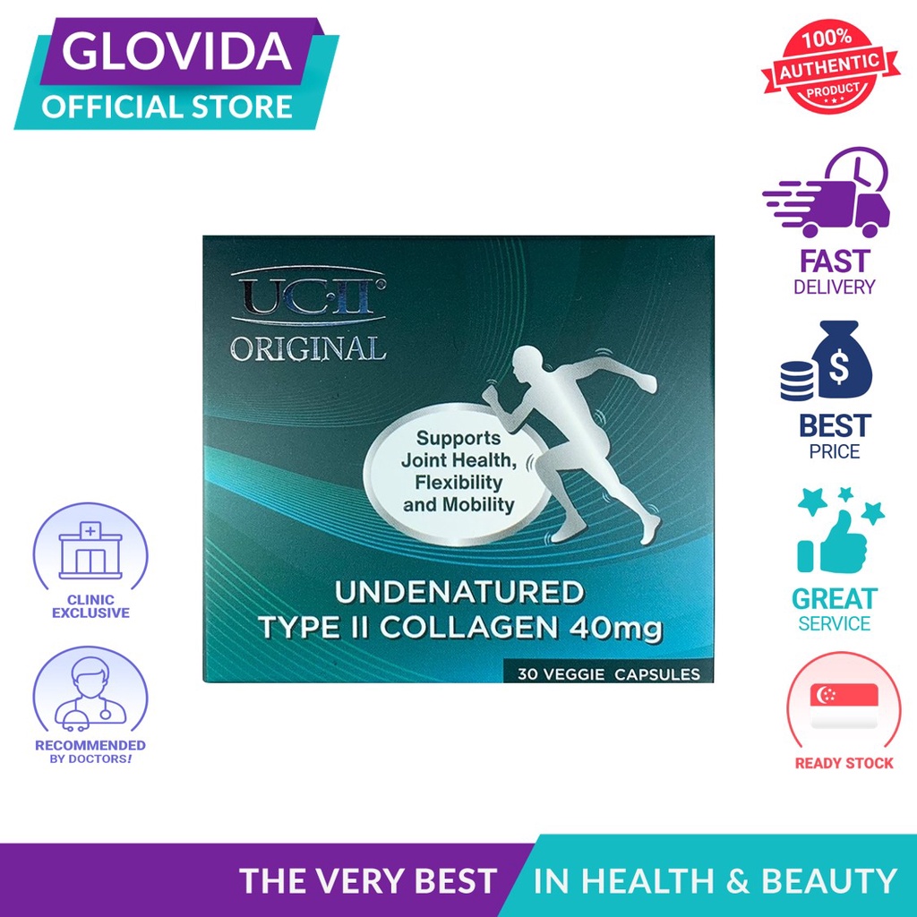 UC-II Original 40mg Undenatured Type II Collagen Capsules 30's | Exp ...
