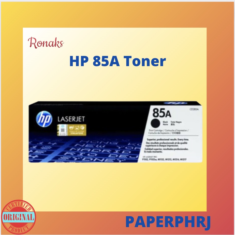 HP 85A HP85 Black Original LaserJet Toner Cartridge | Shopee Singapore