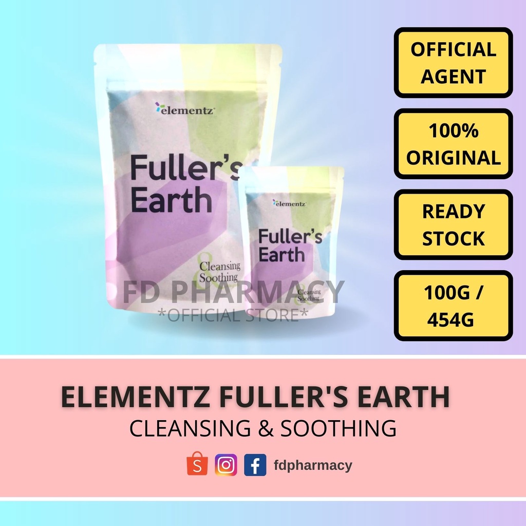 ELEMENTZ - FULLER’S EARTH FULLER EARTH (NATURAL CLAY USED FOR BEAUTY ...