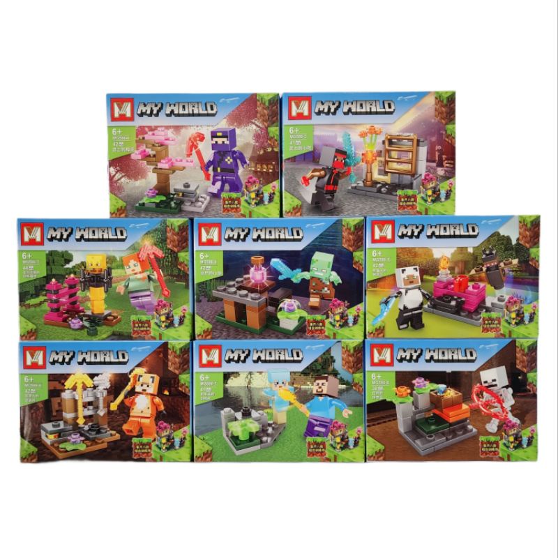 Lego Minecraft MG.586 (Set 8 Boxes) | Shopee Singapore
