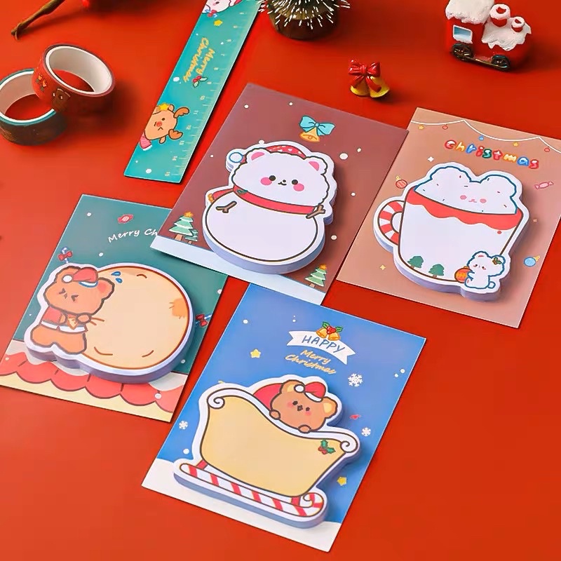 Christmas themed Post Its Stickynotes | Shopee Singapore