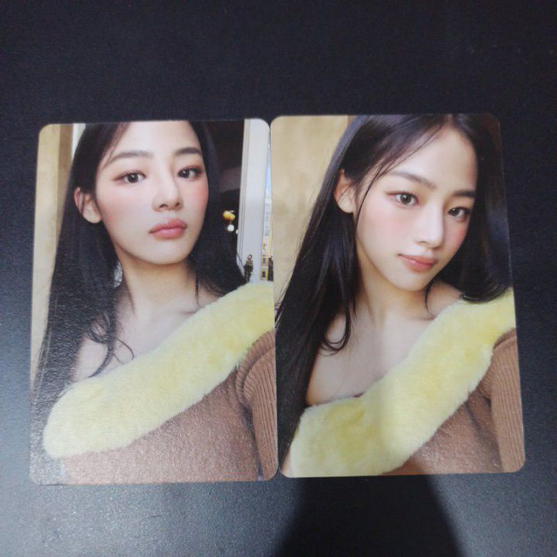 Minji Newjeans Official Card Photo Is Smooth Without A defect | Shopee ...