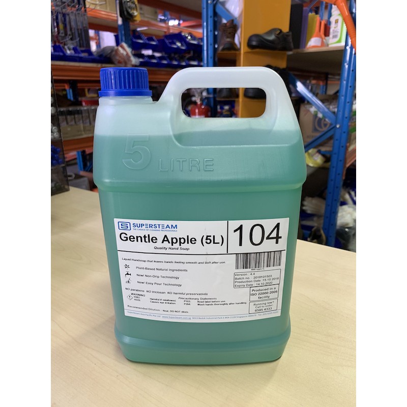 Supersteam Green Apple Floral Peach Hand Soap 5 Litre/ Hand Detergent ...
