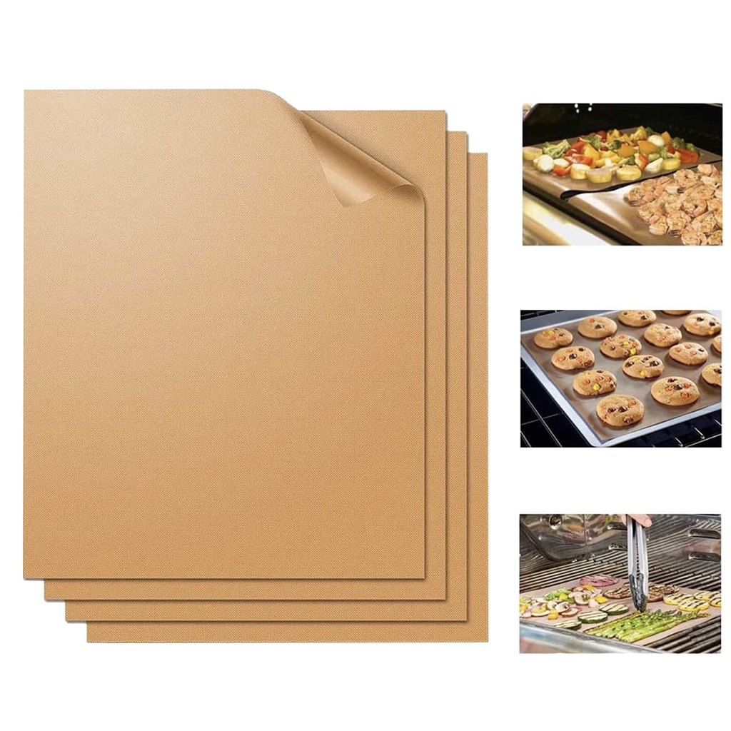 Art Living BBQ Grill Mat Barbecue Outdoor Baking Non-stick Pad Reusable ...