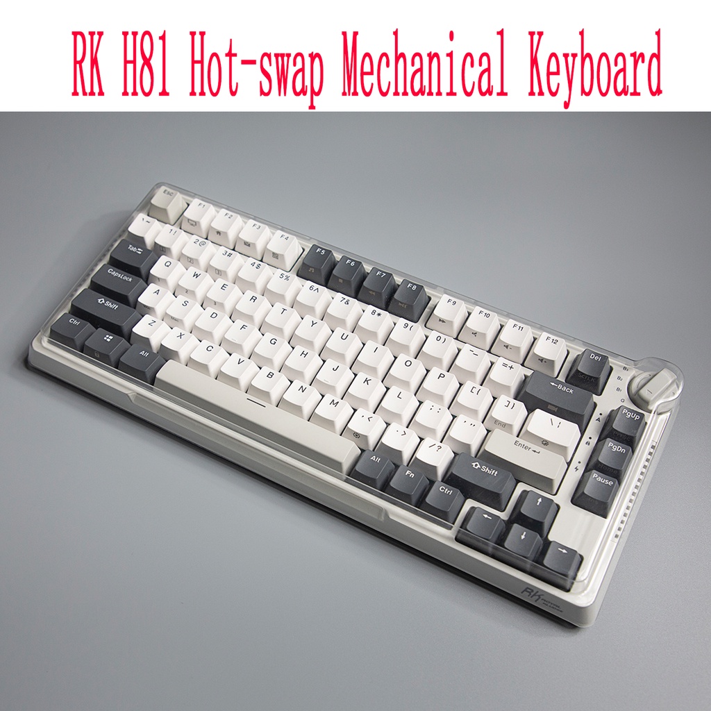 Royal Kludge RKH81 Mechanical Keyboard Gasket Mounted, Wired / 2.4Ghz ...