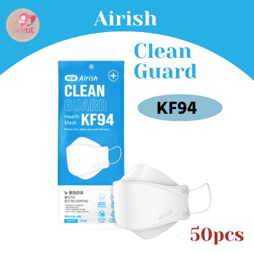 [Korean Mask] Airish Plus Clean shield KF94 4-ply Individual Package ...