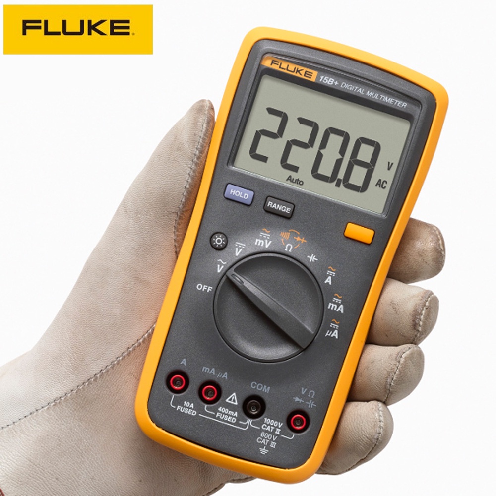 Portable Fluke 15B+digital multimeter strap holder IP40 protection ...