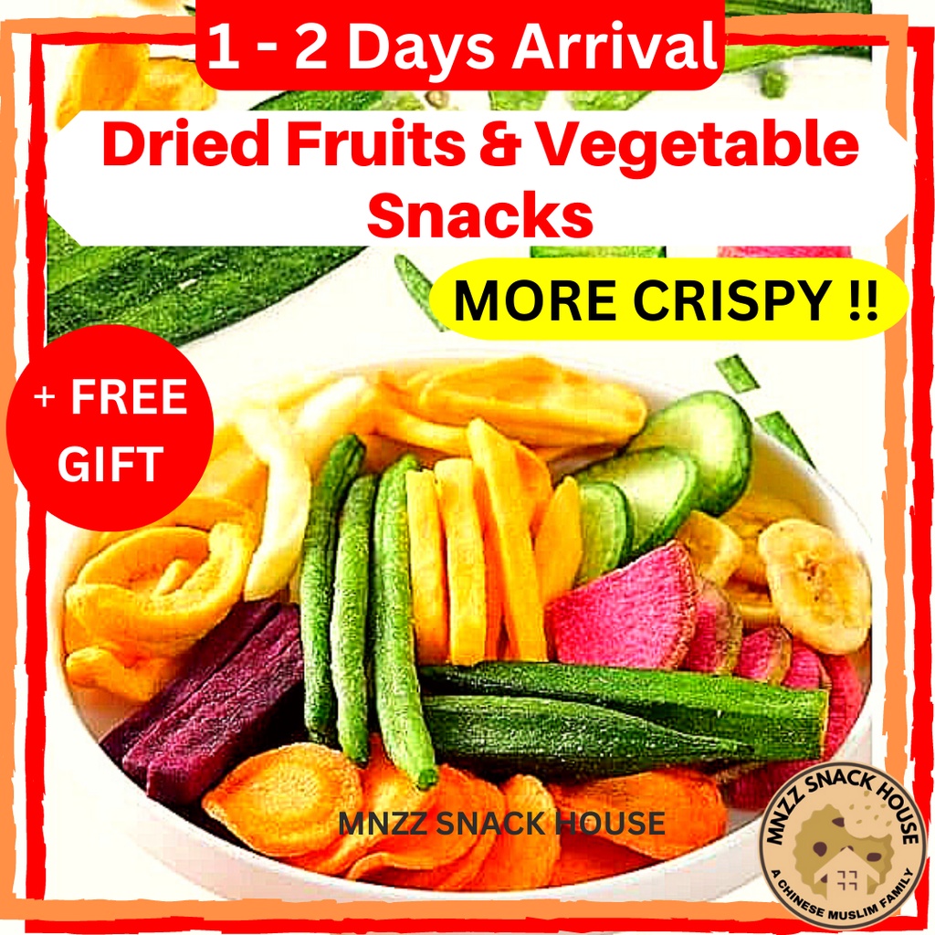 Kerepek Sayur Viral Campur Dried Fruits & Vegetable Mix Chips Buah ...