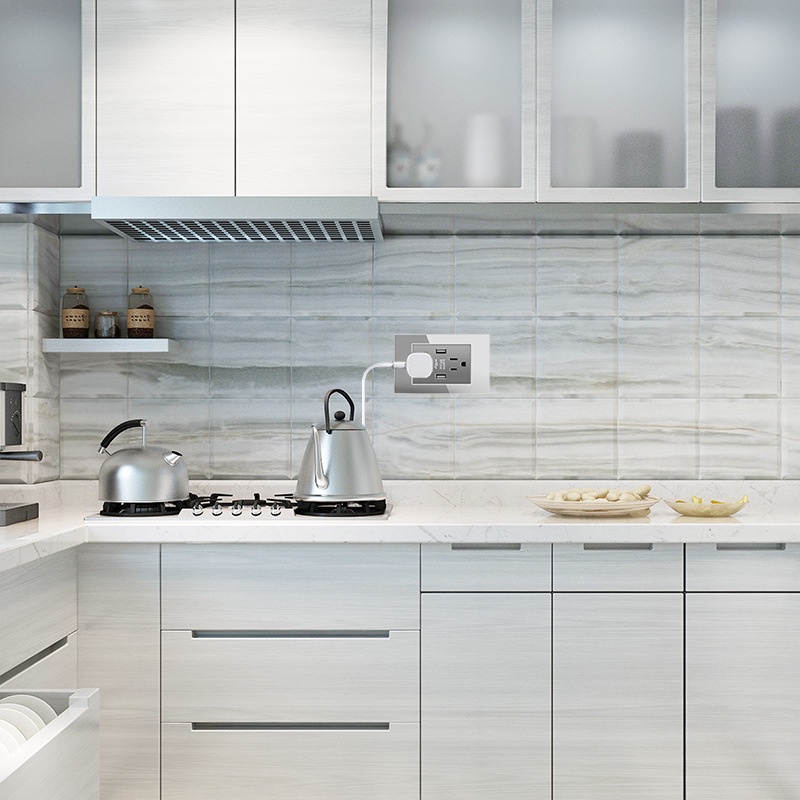 Usb Socket Panel 110v Taiwan Socket USB with type-c American Standard ...