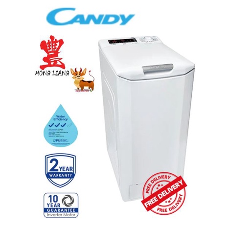 Candy CVFT G672TMH-UK 7KG Inverter Top Load Washer (Euro Style ...