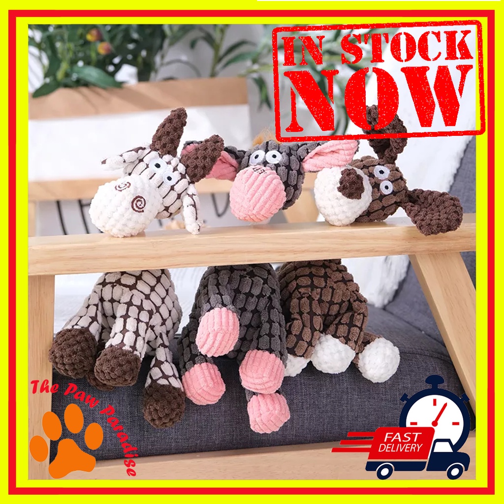 Pet Toys Bite Resistant Cotton Rope Corn Wool Dog Donkey Squeaky Toys ...