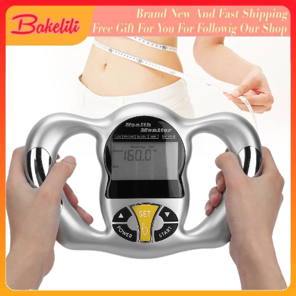Monitor Measure Handheld Body Fat Measuring Instrument BMI Meter ...