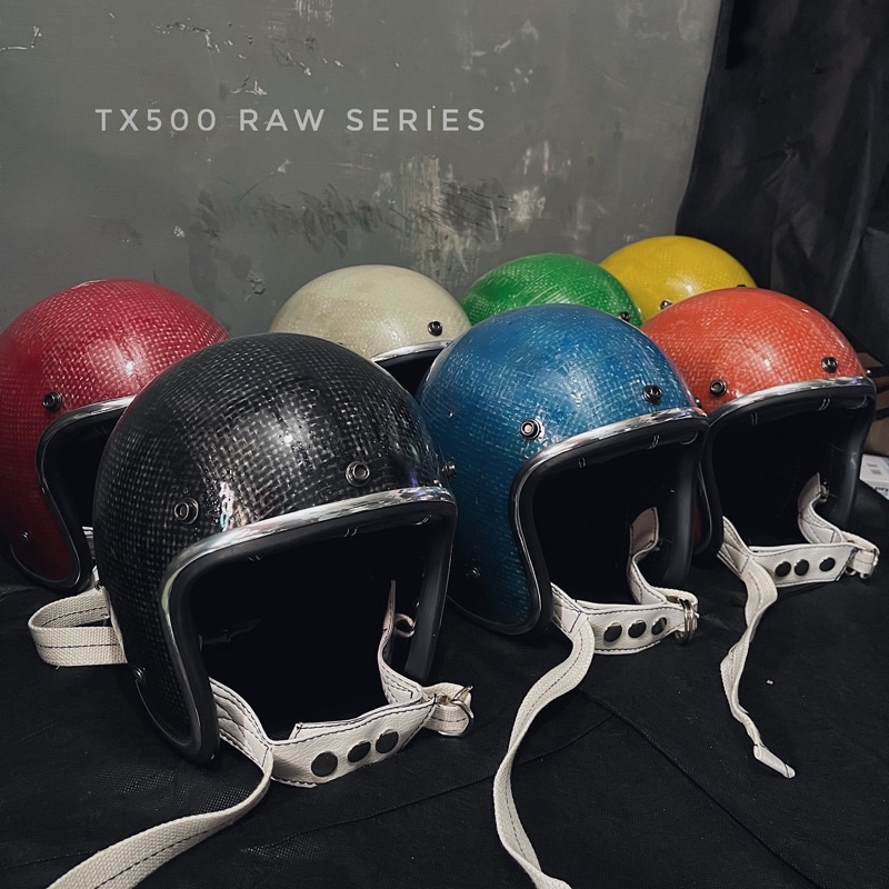 !! Slimhead 500TX RAW - Helmet Custom Chopper Bobber | Shopee Singapore