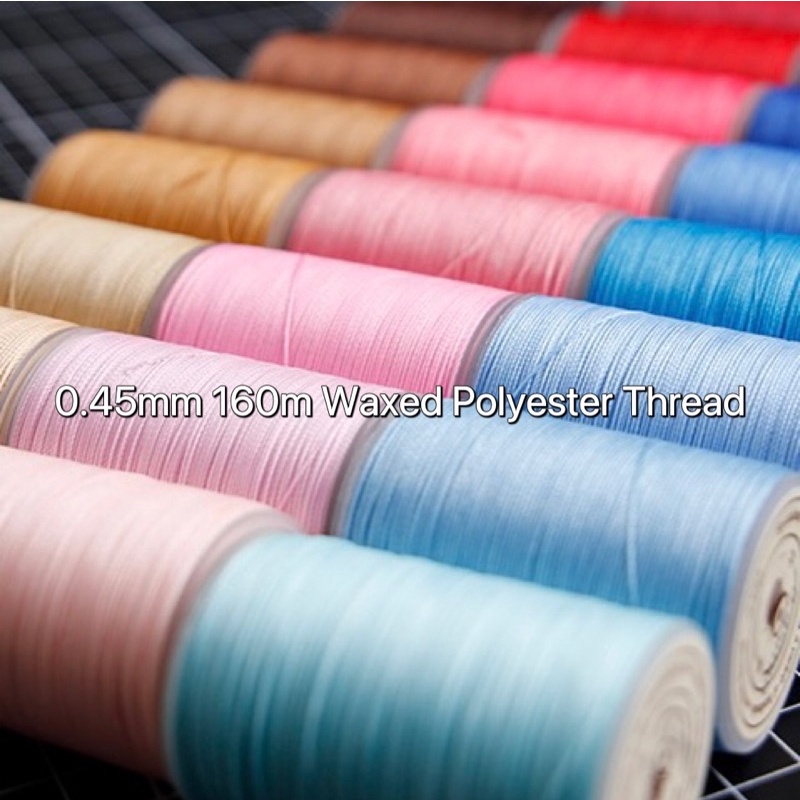 0.45mm 160m Round Waxed Polyester Thread Macrame ( CKFOO ) | Shopee ...