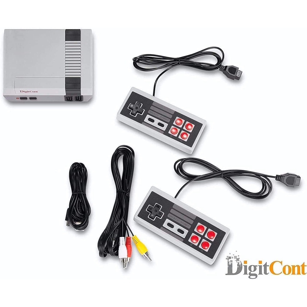 "DigitCont Plug & Play Classic Mini 2ND GEN Console, Built-in with 620 ...