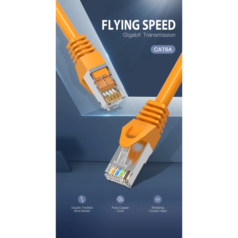 Vention Ethernet Cable RJ45 Cat 6A Lan Cable UTP RJ 45 Network Cable ...