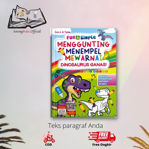 Fun & SIMPLE FUN & SIMPLE DINOSAURS FOR IMPORTING, COLORING | Shopee ...