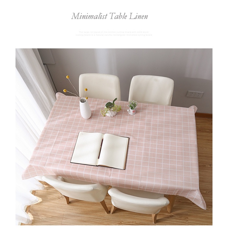 Table Cloth 137cmx180cm Disposable Waterproof Plastic PVC Table Cover ...