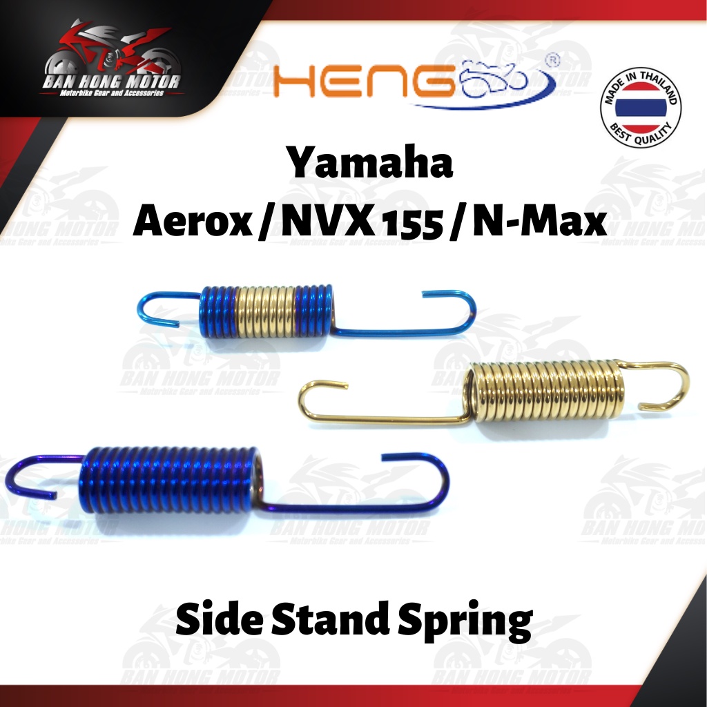 🇸🇬 Yamaha Side Stand Spring Titanium Blue, Blue Gold, Gold For Aerox ...