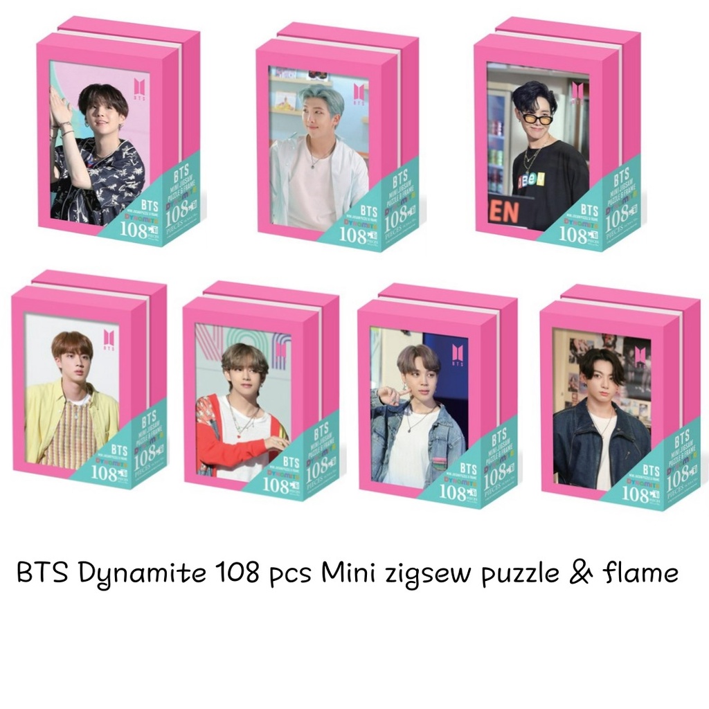 BTS Dynamite Zigsaw puzzle & flame 108 pcs | Shopee Singapore