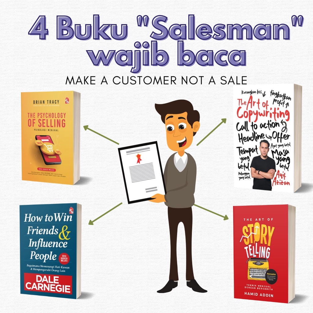 Book Collection For SALESMAN Must Read - PTS | Shopee Singapore