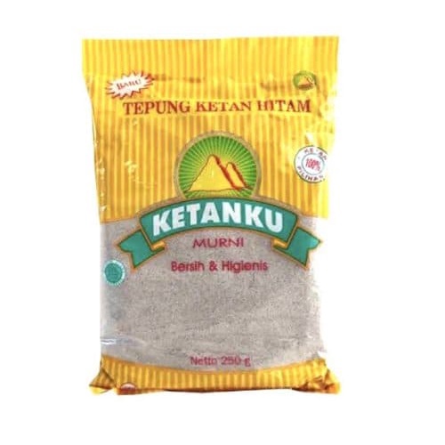 HITAM My Sticky Black Glutinous Rice Flour 250gr / Pure Black Sticky ...