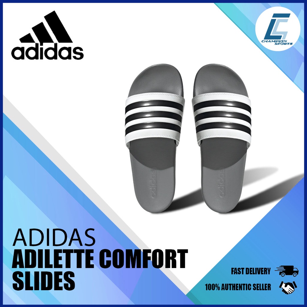 Adidas Adilette Comfort Slides (GZ5895) (FF1/RO) | Shopee Singapore