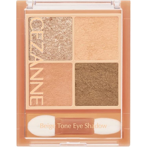 Japan Cezanne Beige Tone Eyeshadow 4 color eye shadow with lame pearl ...